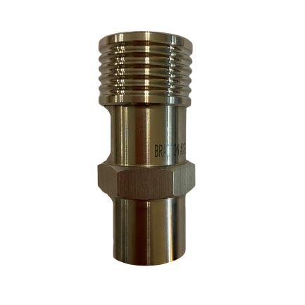 B Lock Adapter 5/8" BSPF Stainless Steel (Keg Coupler)